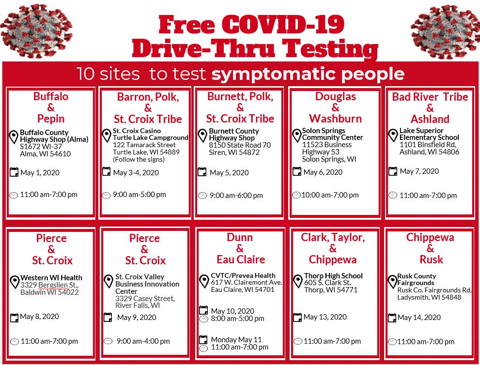 Community Testing Begins in Northwestern Wisconsin