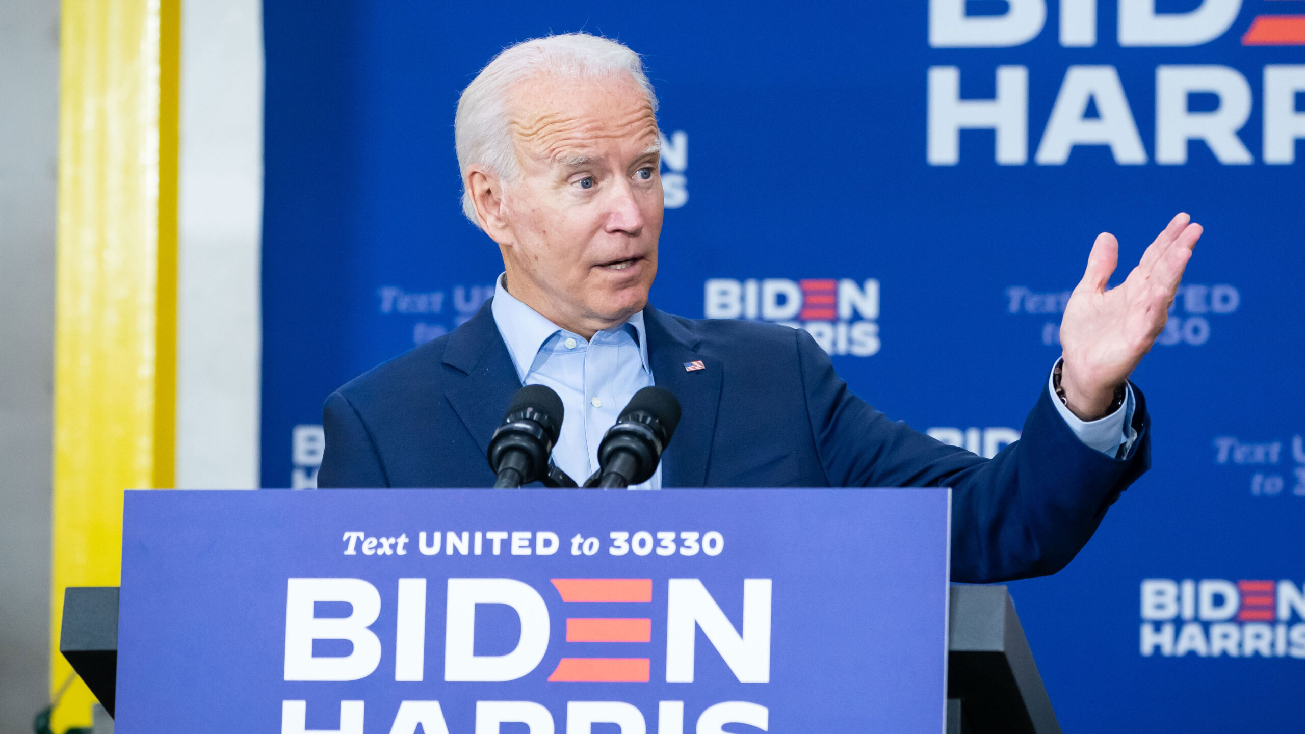 Joe Biden Holds Campaign Event in Manitowoc