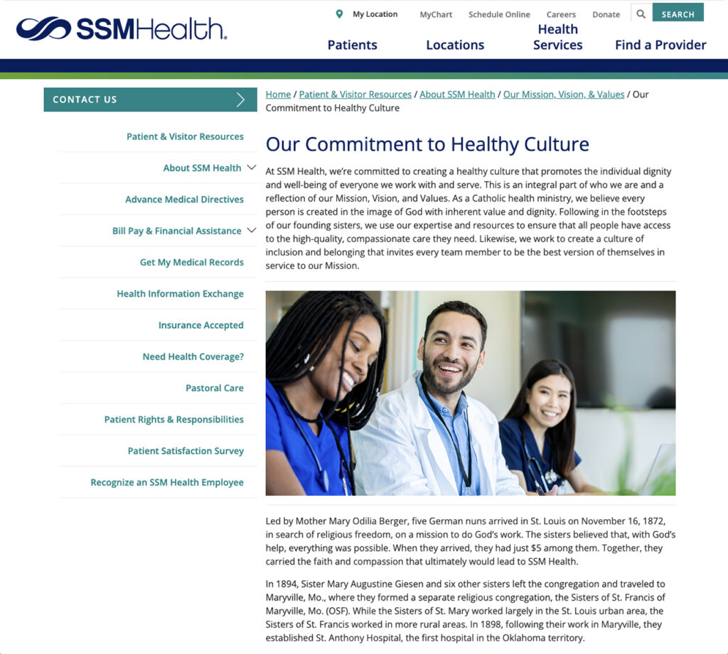 Multiple Wisconsin hospital systems remove diversity language from ...